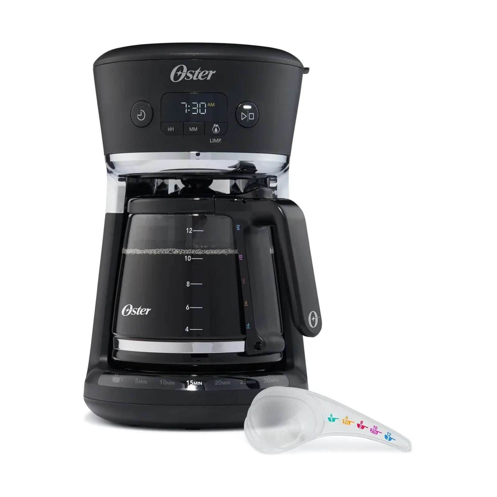 Cafetera Programable Oster con Sistema de Medición 12 Tazas BVSTRF100 ...