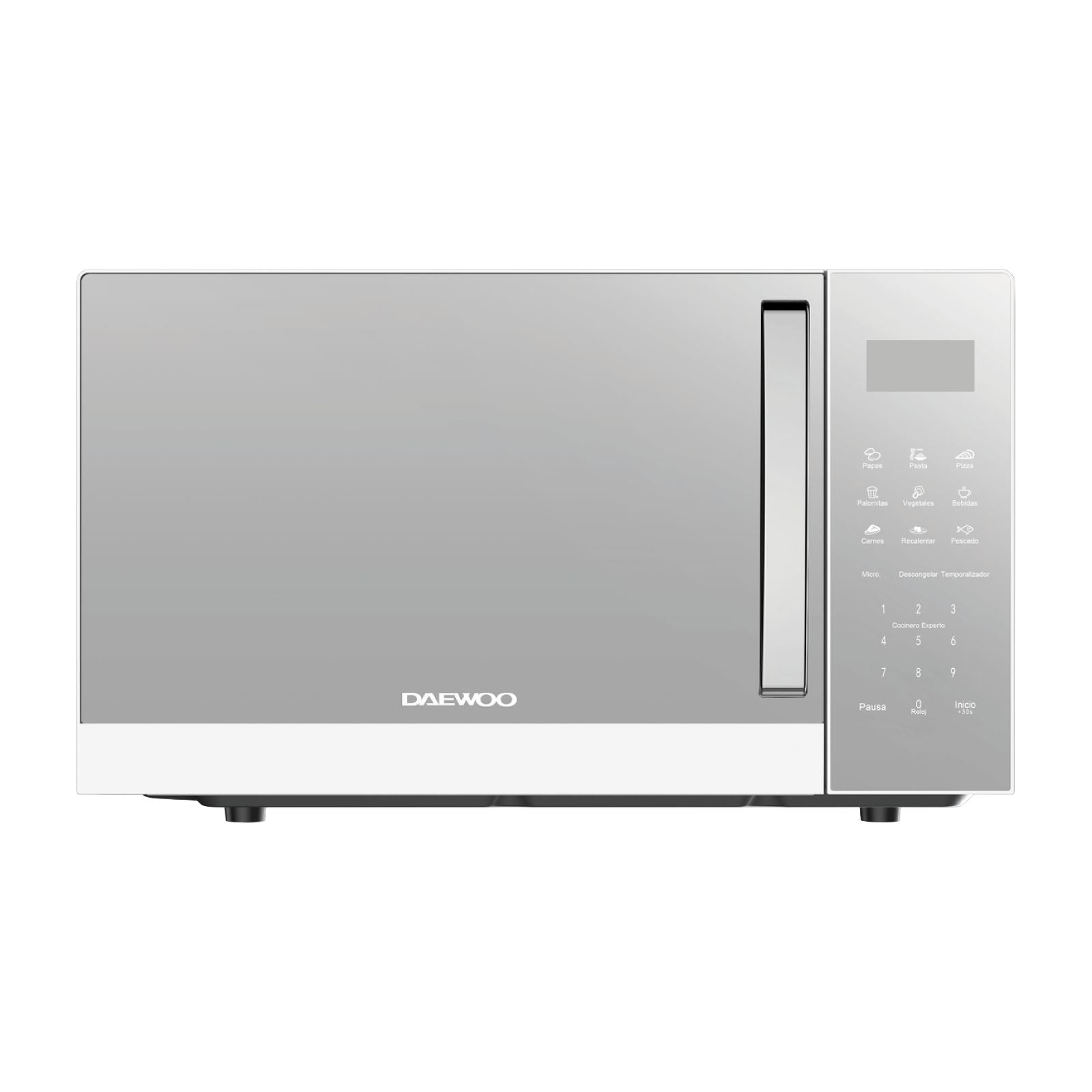 Horno de Microondas Daewoo 0.9 Pies Cúbicos Gris DMM-0920WG – Mega Audio