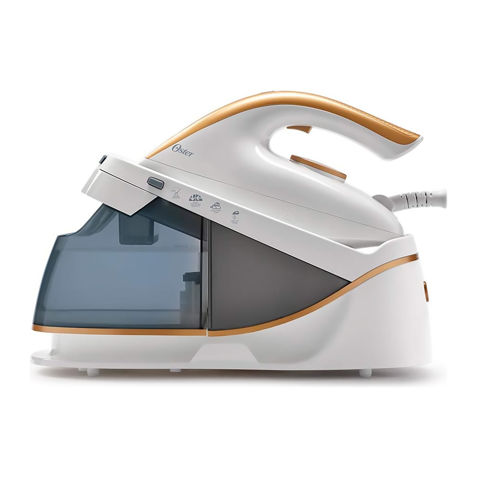 Plancha con Central de Vapor Oster Press Xpress Blanca GCSTSG1200 ...