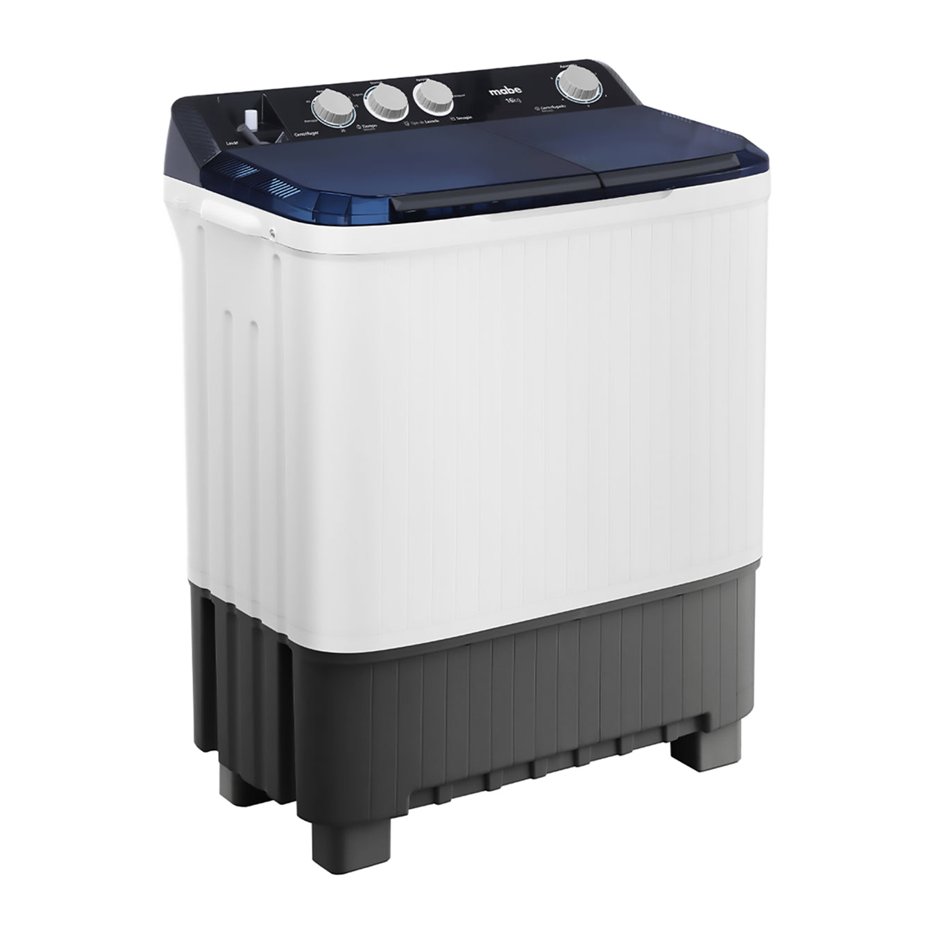 Lavadora Semiautomática Mabe Doble Tina 16 Kilos Blanca LMDX6124HBAB0 ...