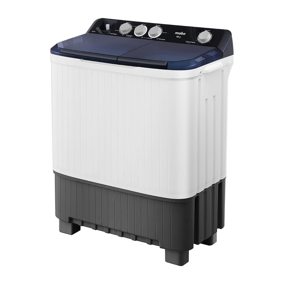 Lavadora Semi Automática Mabe 18 Kilos Doble Tina Blanca LMDX8124HBAB0 – Mega Audio