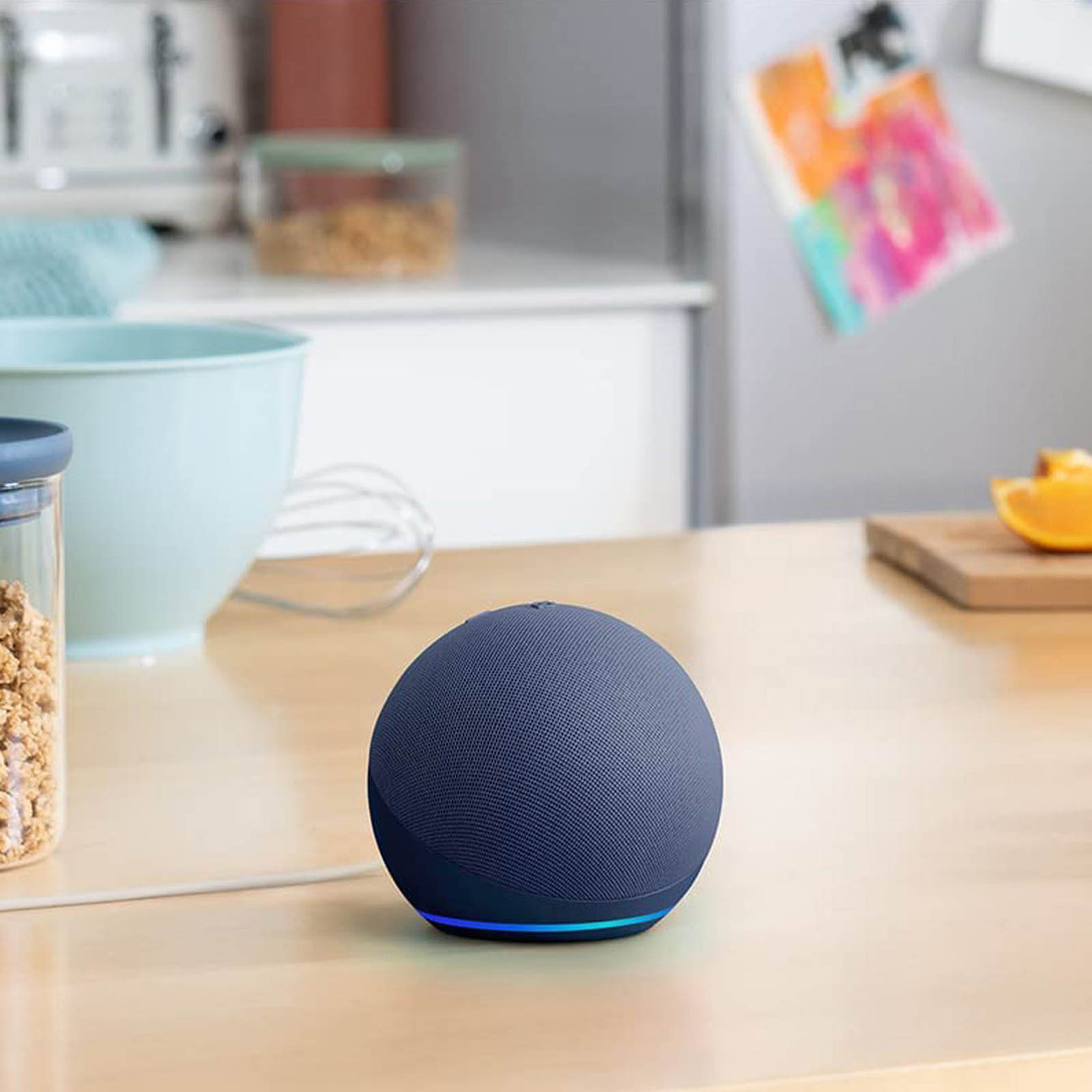 Bocina Inteligente Echo Dot con Alexa 5ta Generación Azul – Mega Audio