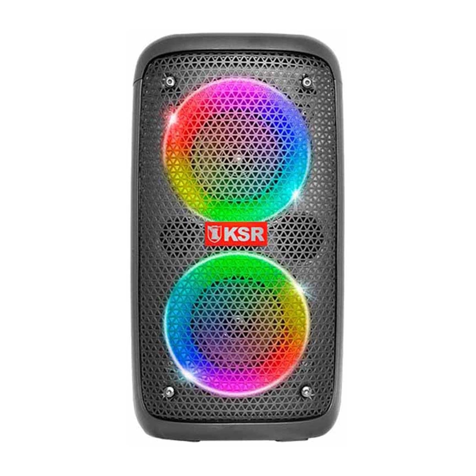 Bocina recargable KSR 2x3” Kaiser con Bluetooth y KSR-Link KSW-5003 – Mega Audio