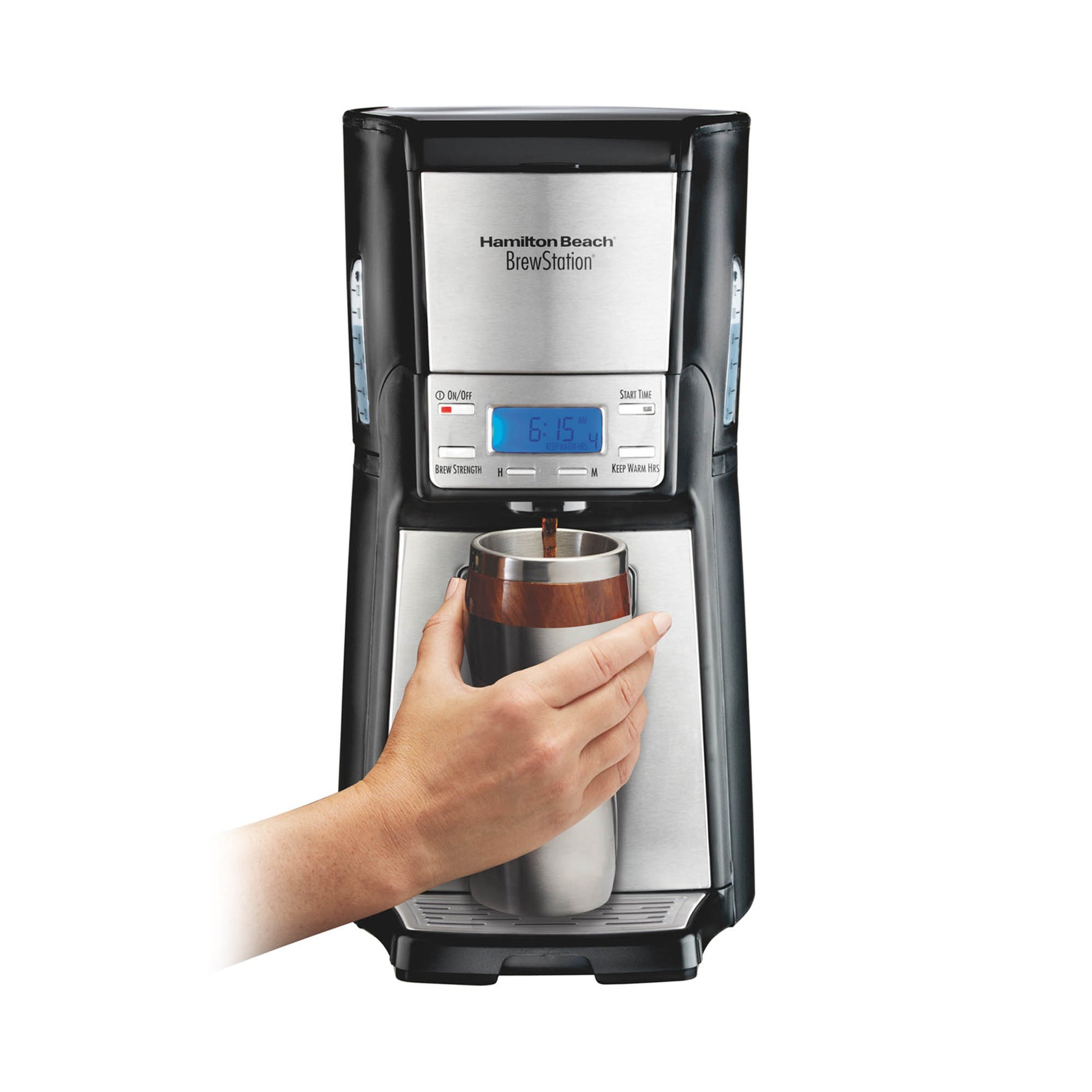 Cafetera Programable Para 12 Tazas Hamilton Beach 48465 – Mega Audio