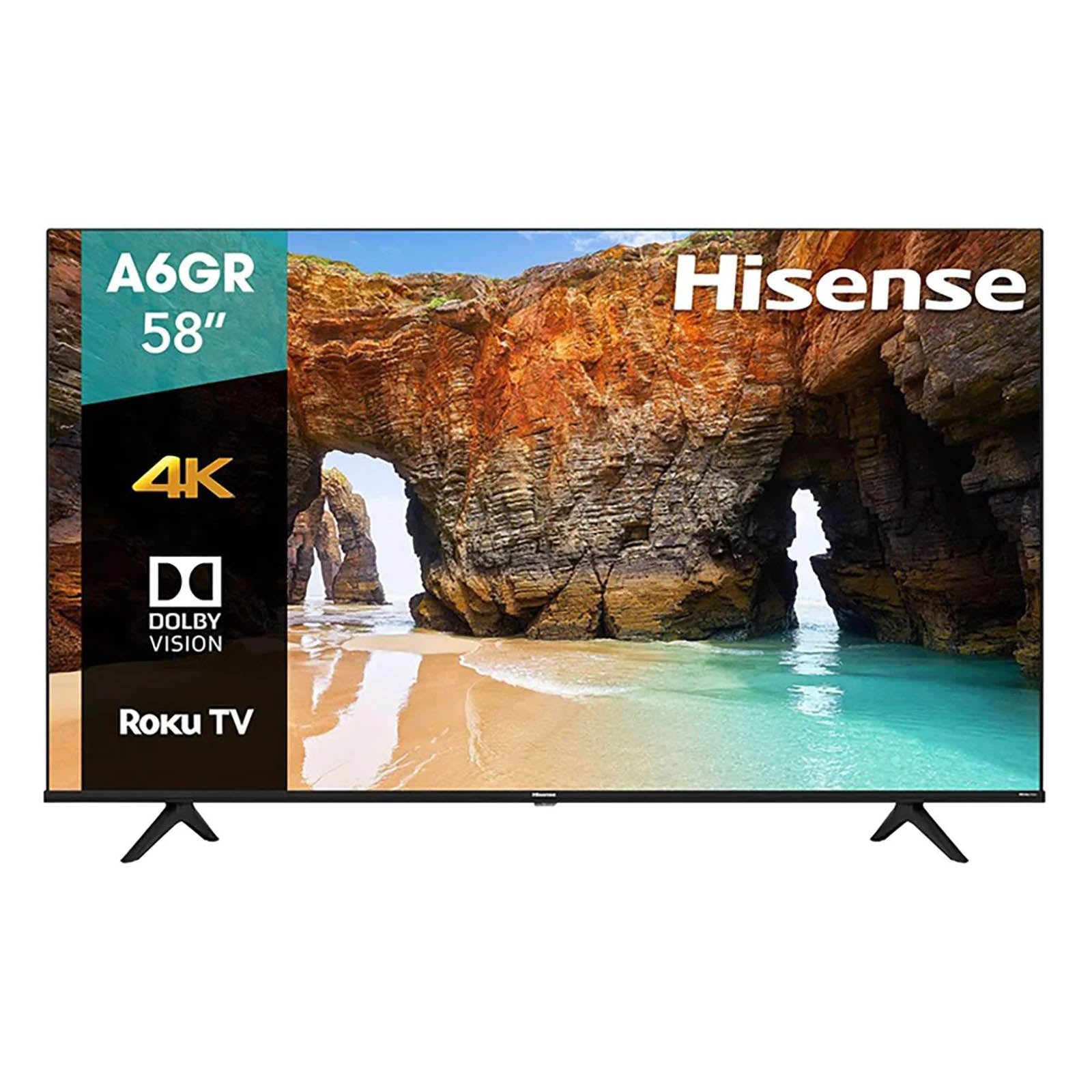 Televisión Pantalla 58 Pulgadas Hisense Smart TV Roku 4K UHD 58A6GR ...